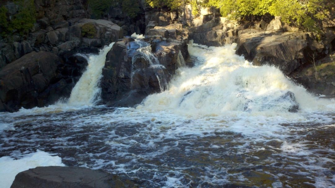 North Shore MN Waterfalls Near Cove Point Lodge in Beaver Bay